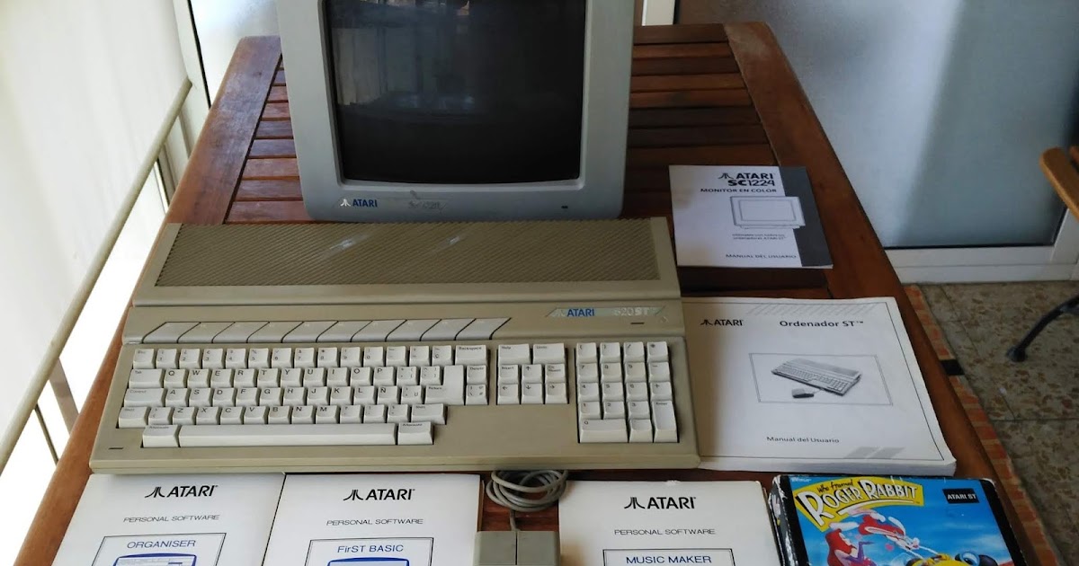 Retro Ordenadores Orty: Atari 520 STfm (1986)