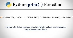 Python Print() Function