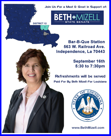 Mt. Hermon Web TV: Meet & Greet for Sen. Beth Mizell is Sept. 16th in ...