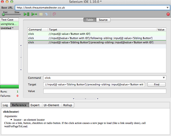 TESTHEAD: PRACTICUM: Selenium 2 Testing Tools Beginner's Guide: Locators