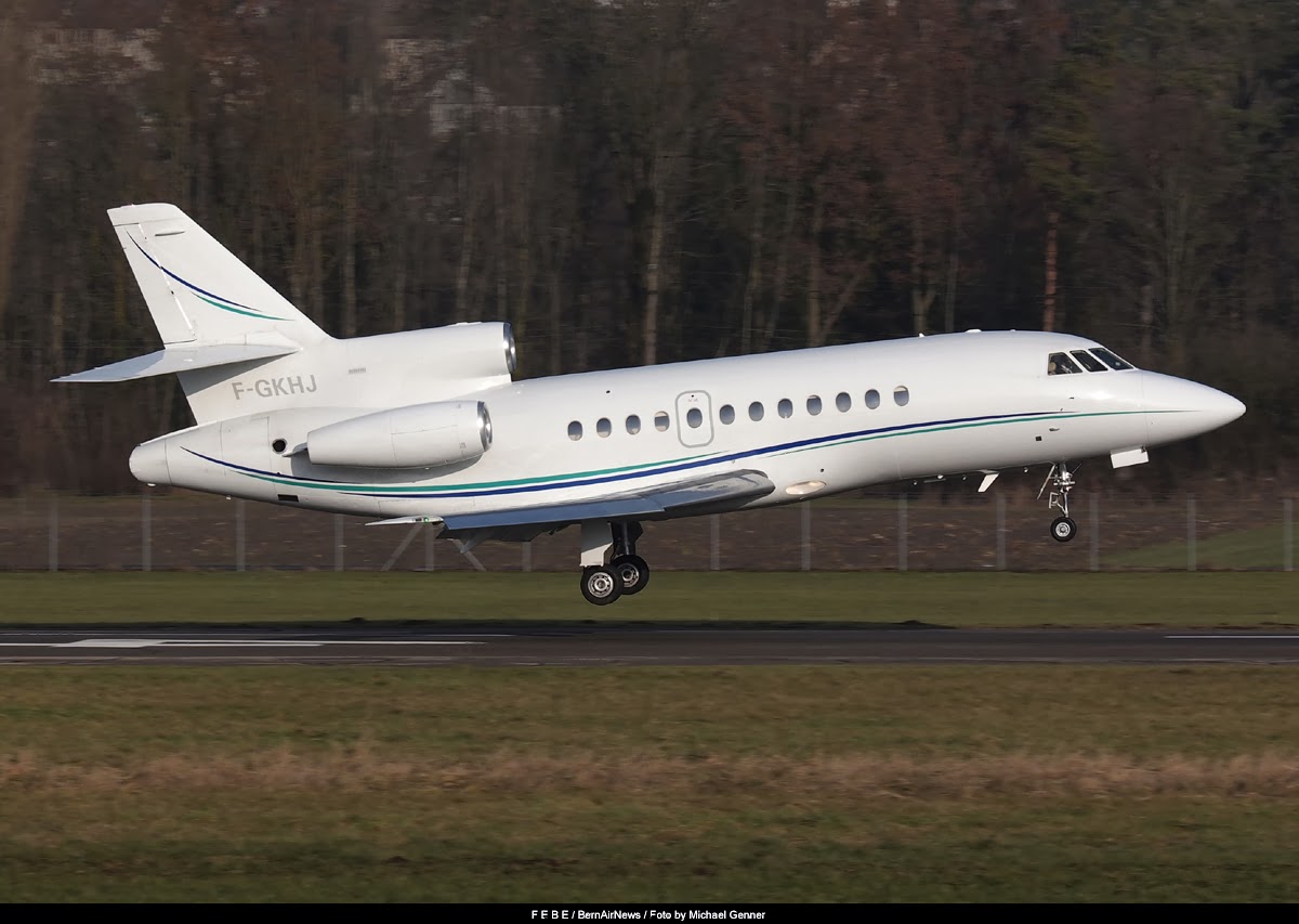 FEBE *** BernAirNews.ch ©: F-GKHJ, Dassault Falcon 900, DEC13