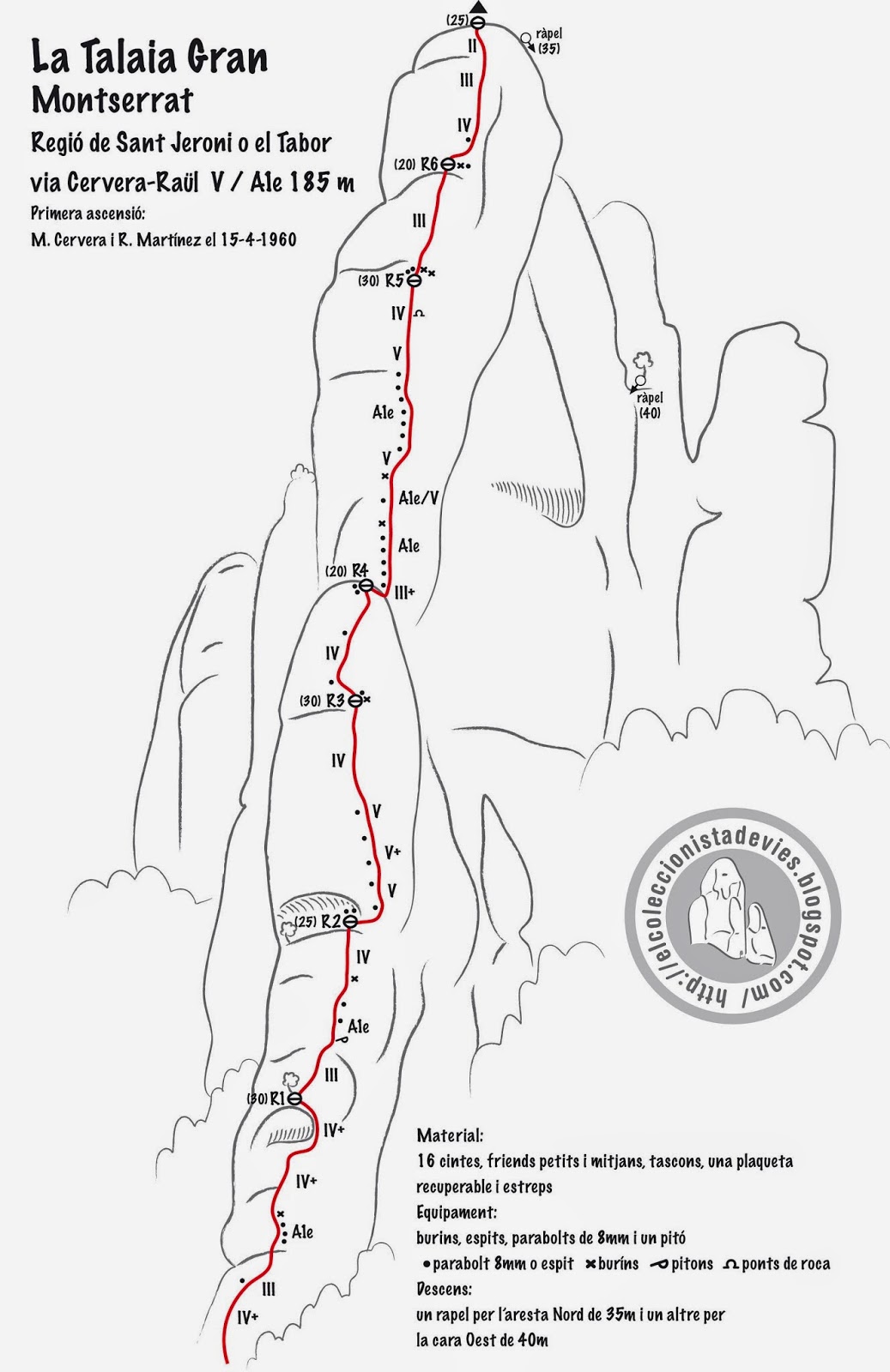 Centre Excursionista Àliga: La Talaia Gran, via Cervera-Raúl