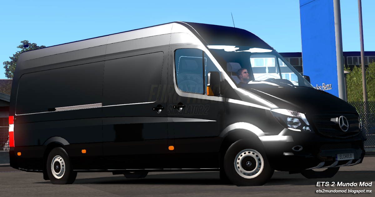 (Auto ETS 2) Mercedes-Benz Sprinter 2015 (Versión 1.8) - ETS 2 Mundo Mod