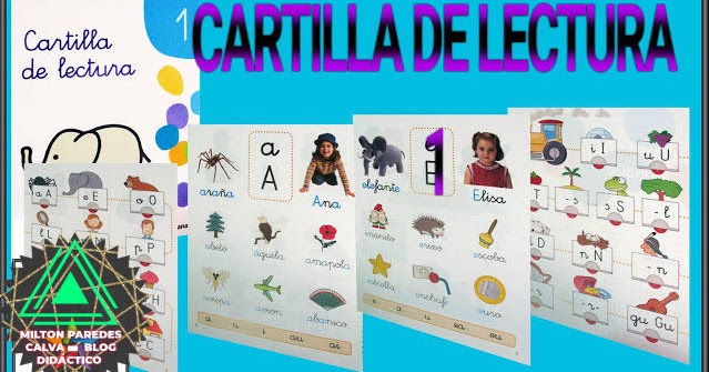 CARTILLA DE LECTURA 1 - MILTON PAREDES CALVA-BLOG DIDACTICO