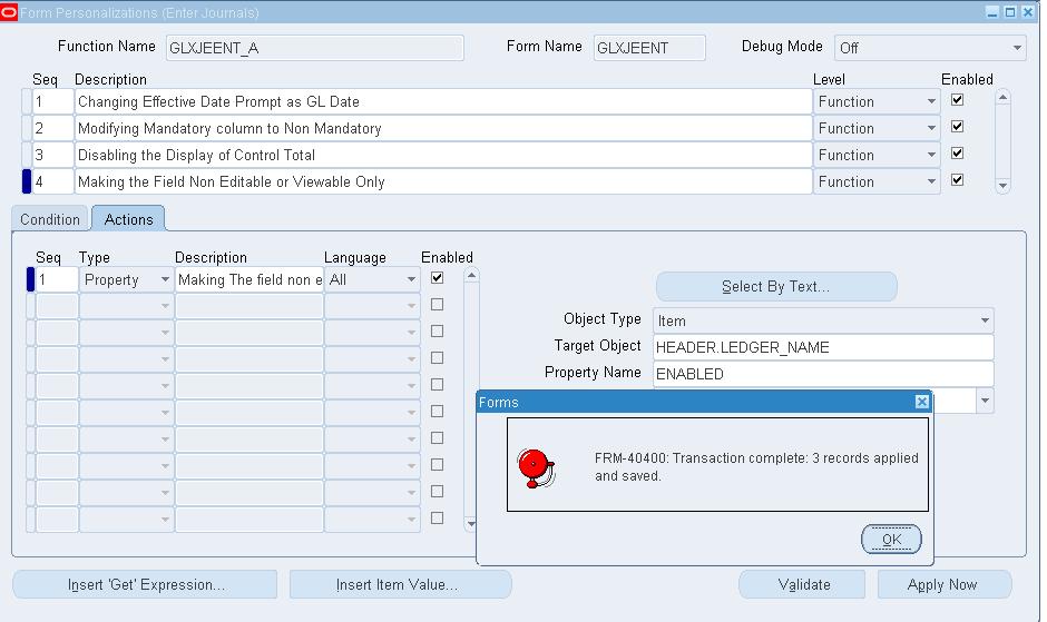 Oracle Financial functional and Technical Topics: Form Personalization ...