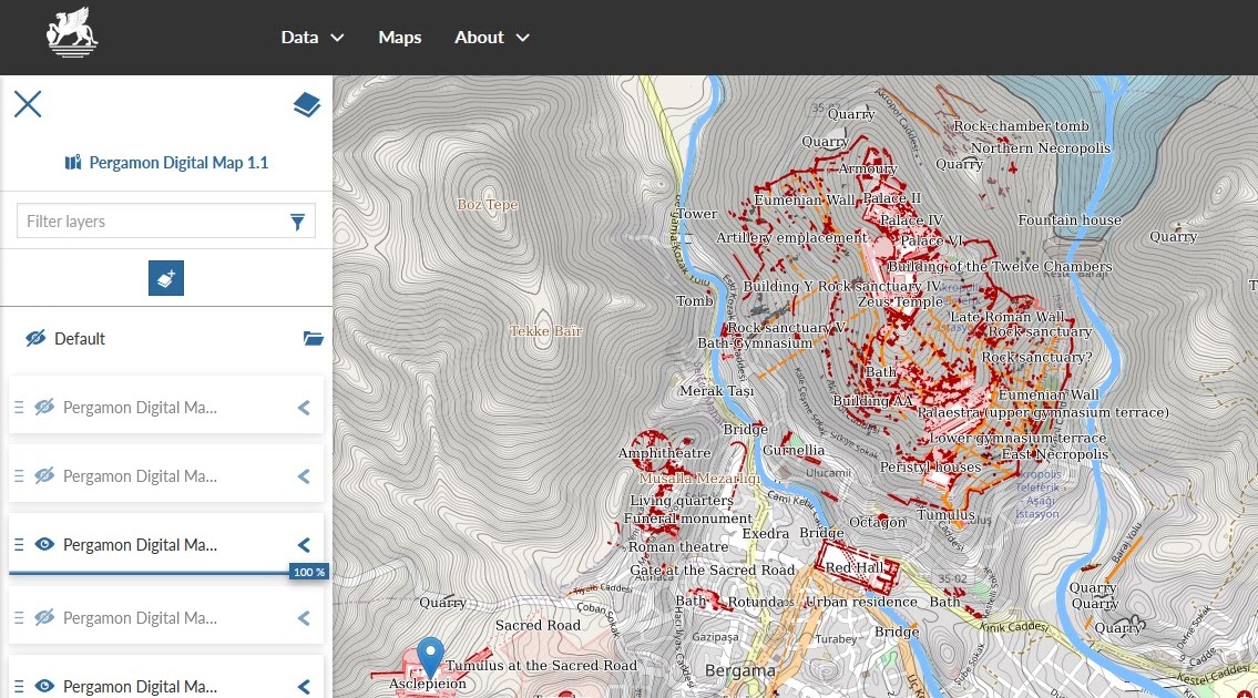 Biblical Studies and Technological Tools: Pergamon Digital Map