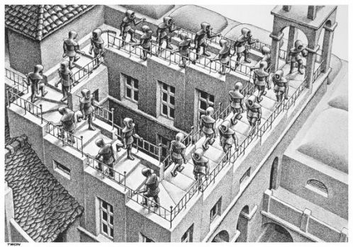 PARADOXICAL ARCHITECTURE: Penrose Stairs - illustration of paradox in ...