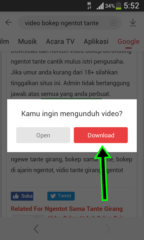Download Aplikasi Nonton Video sex 18+ (Video Porno)
