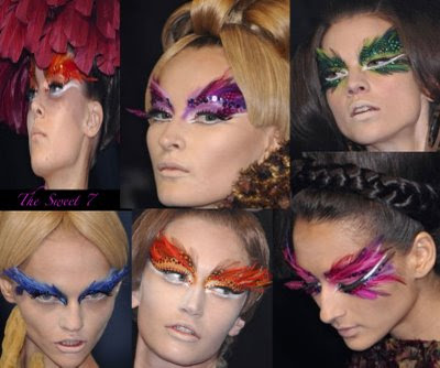 Make Up By Monica: Use Feathers & Sequins for Fantasy make Up