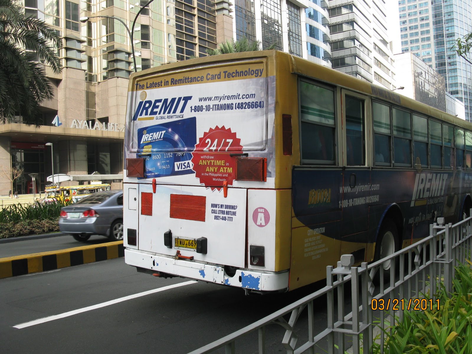 Bus Ads in the Philippines: I REMIT