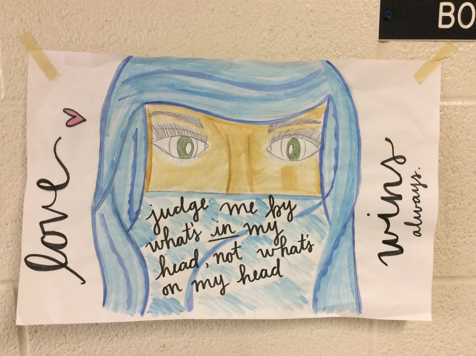 Grade 6/7 CMES: Anti Prejudice Posters