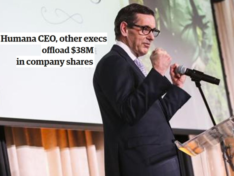 Generic Hospice: Humana Enriches More Executives