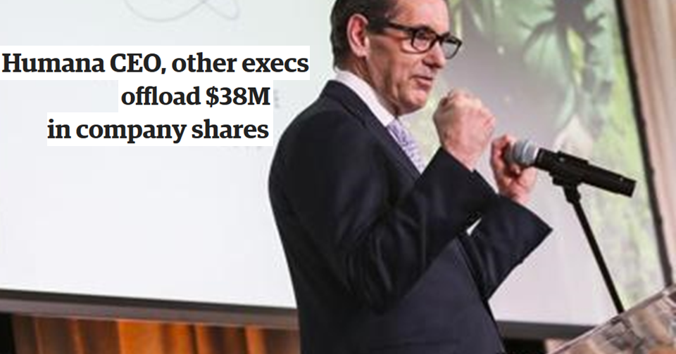 Generic Hospice: Humana Enriches More Executives