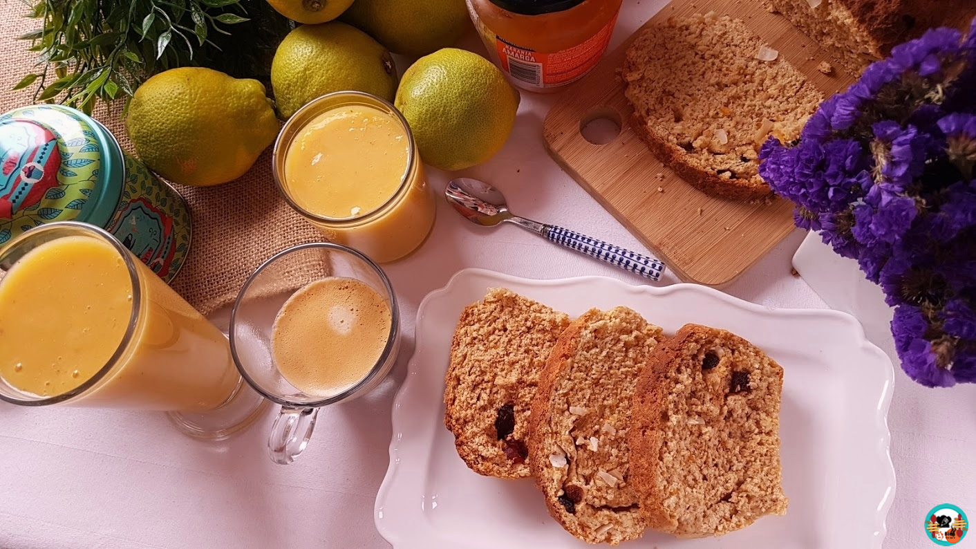 Pan con frutas al microondas - ¡Huele Bien!