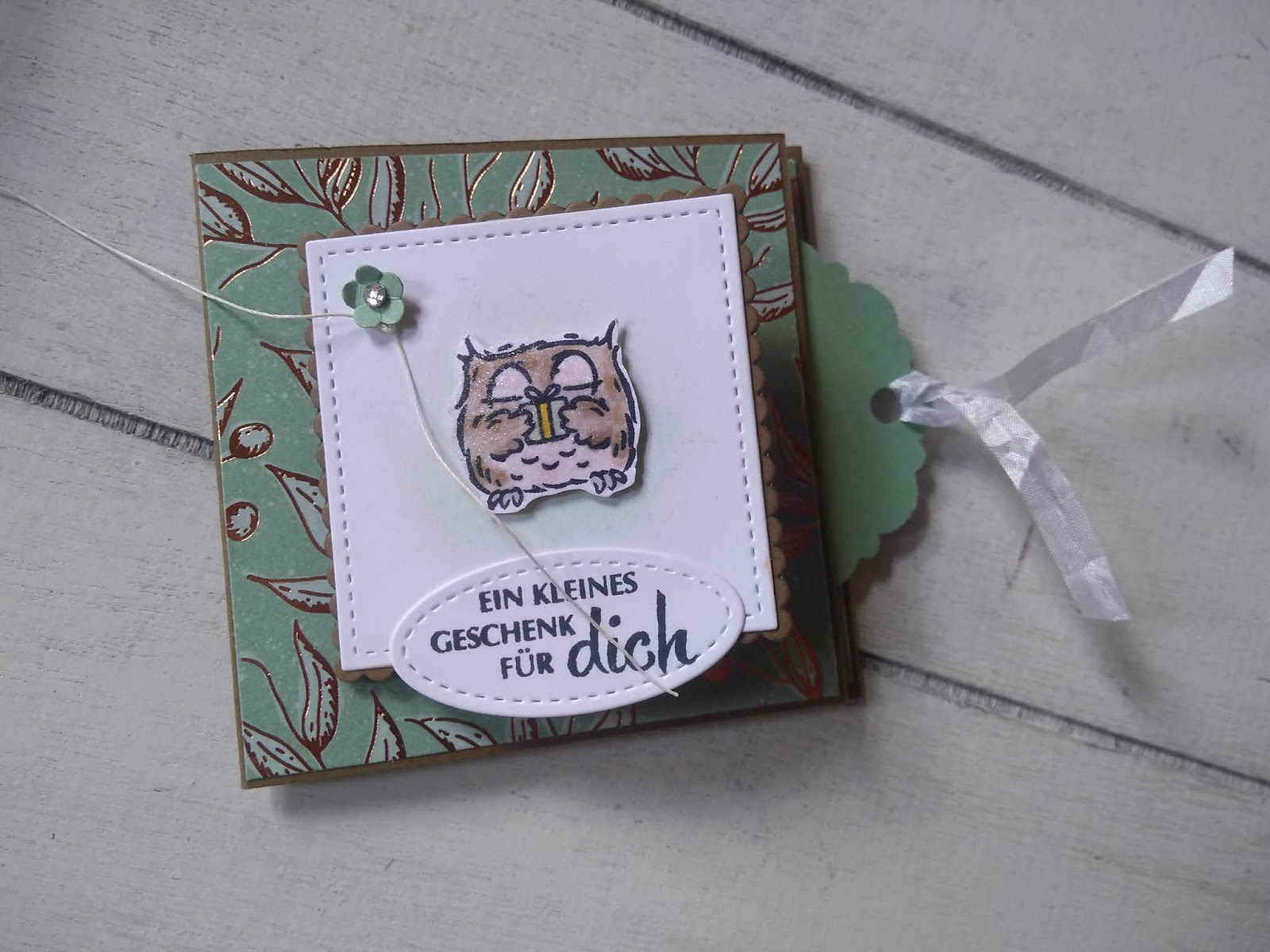 Kreativ am Deich : ...Anleitung Mini-Pull Flap Tab Card....