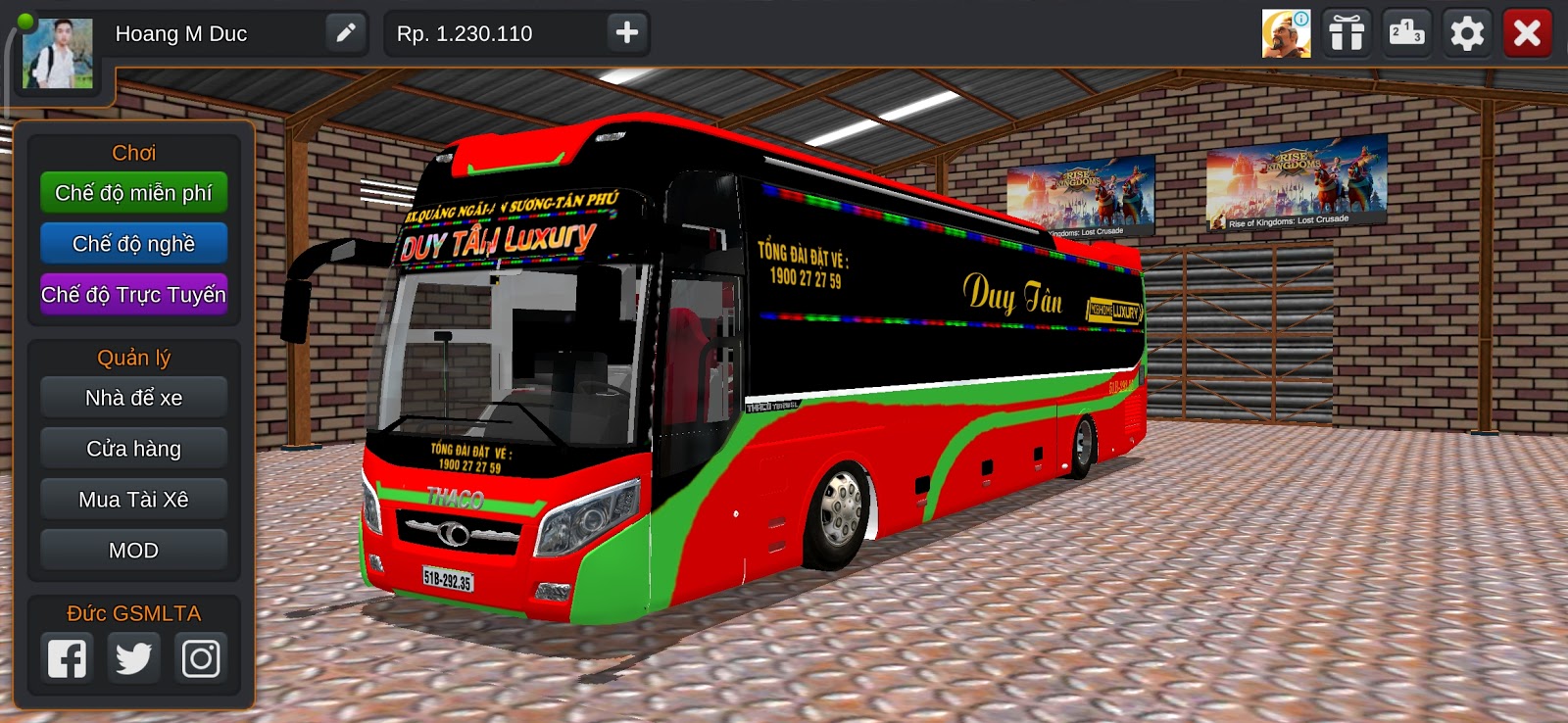 Bus Simulator Indonesia Mod Việt Nam