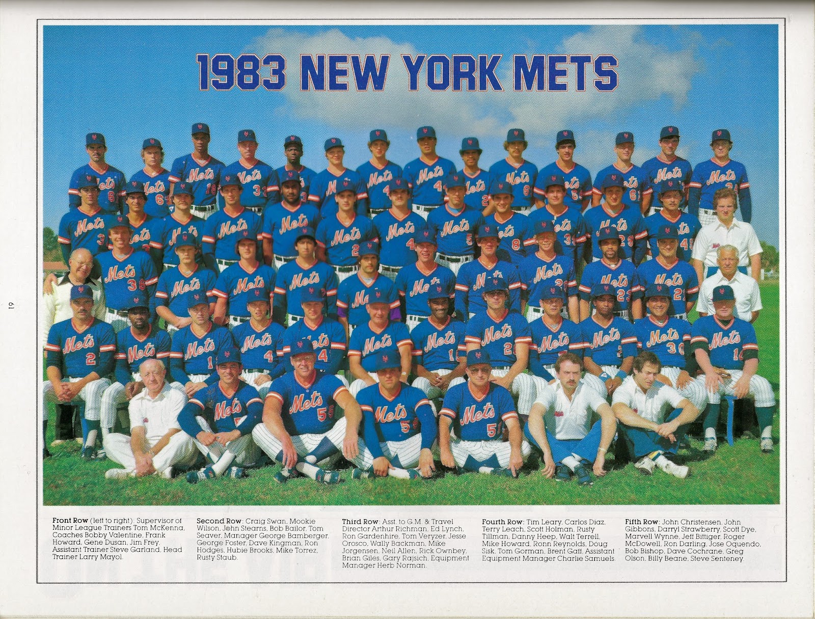 The Paperboy's Archive: Tom Terrific and the Turning Point 1983 Mets