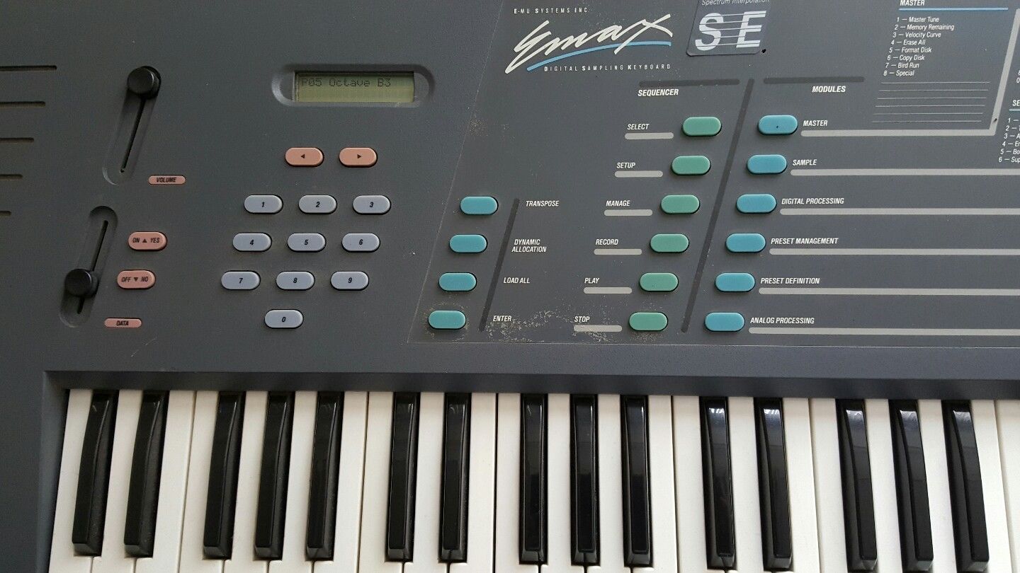 MATRIXSYNTH: Vintage EMU EMAX SE Sampling Keyboard Synth w/ Analog Filters