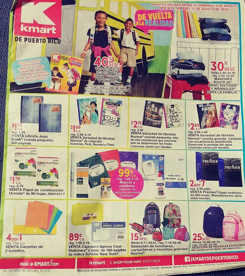 Ahorros Diarios Usando Cupones: Especiales válidos en las tiendas Kmart ...