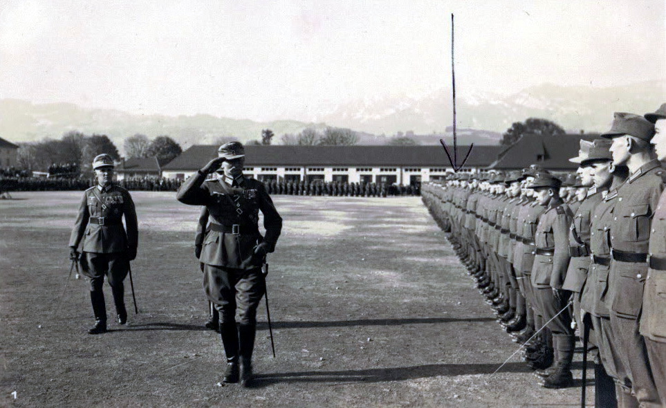 NAZI JERMAN: Foto 1. Gebirgs-Division / 1. Volks-Gebirgs-Division