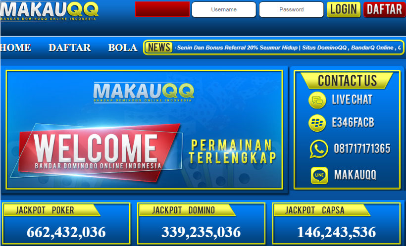 MakauQQ Rumus Dan Cara Mendapatkan Jackpot Sakong Di Pkv Games - bandarQQ online