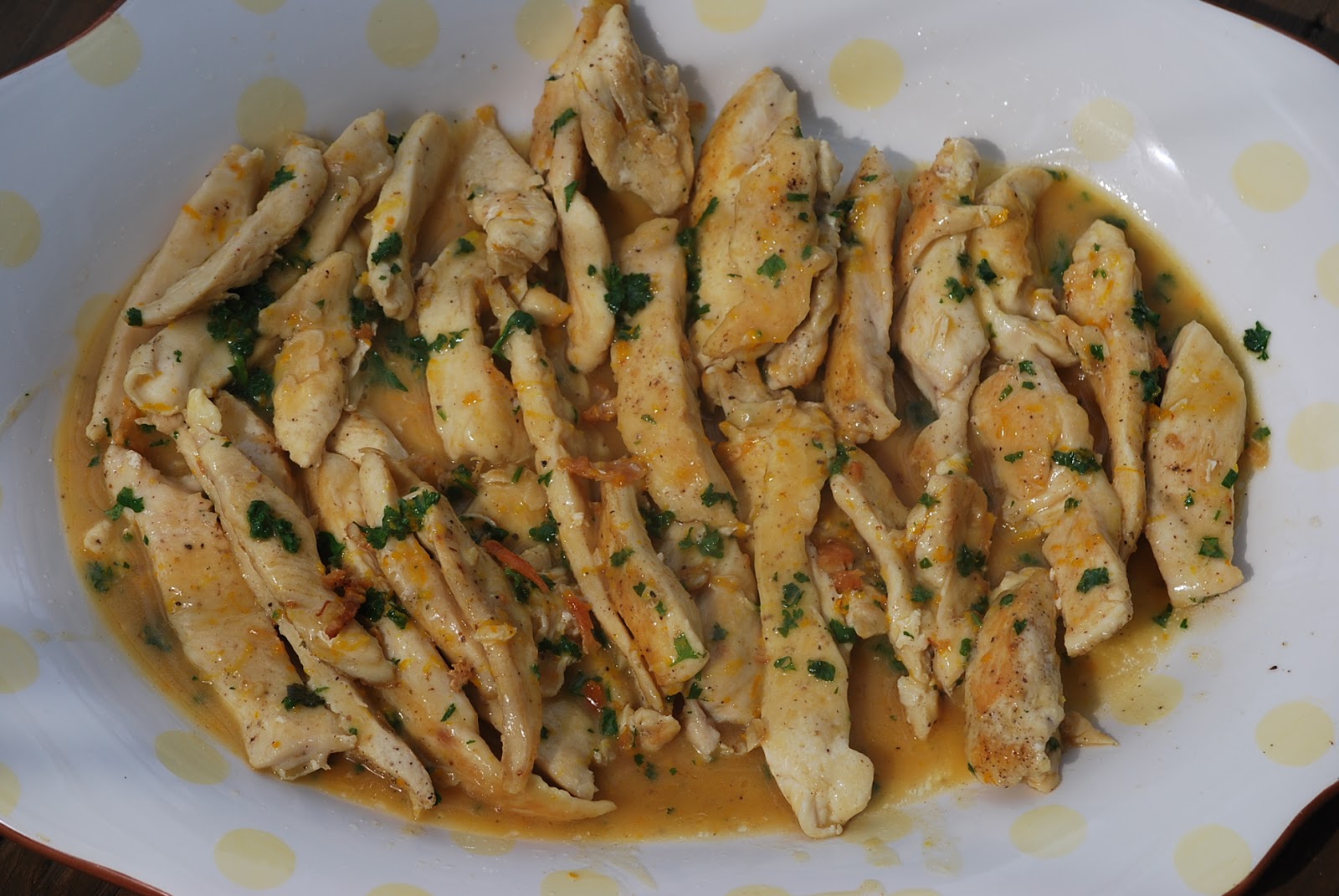 My story in recipes: Citrus Chicken Tenders