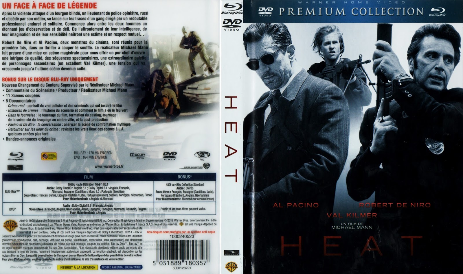 BLU-RAY JAQUETTES BLU-RAY: Heat