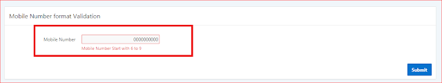 Mobile Number Format Validation In Oracle Apex Javainhand Tutorial