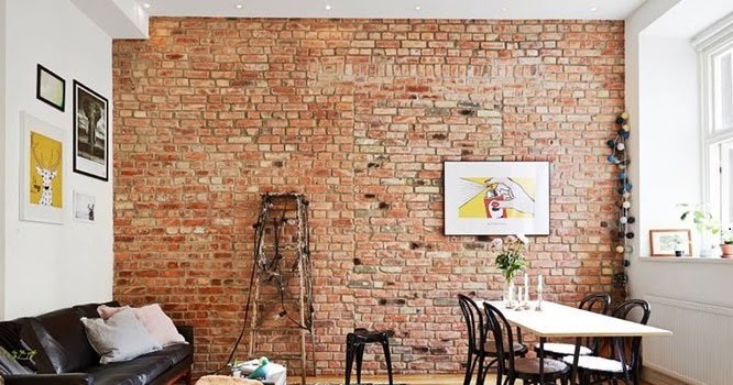 Decora Reformas: Uso de paredes rusticas en interiores de viviendas urbanas