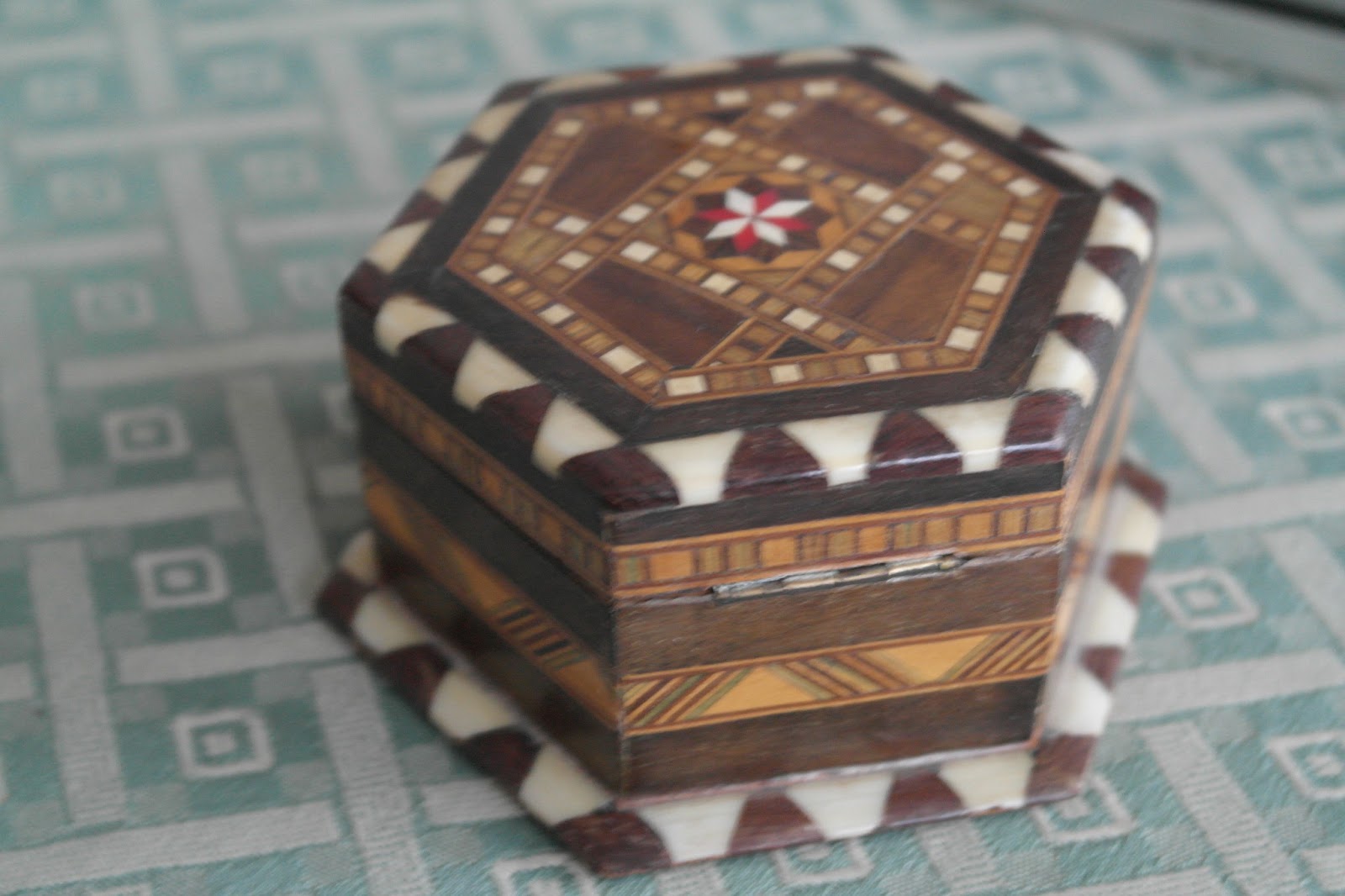 Antique ornamented Arabian Muslim box Great gift for jewellery