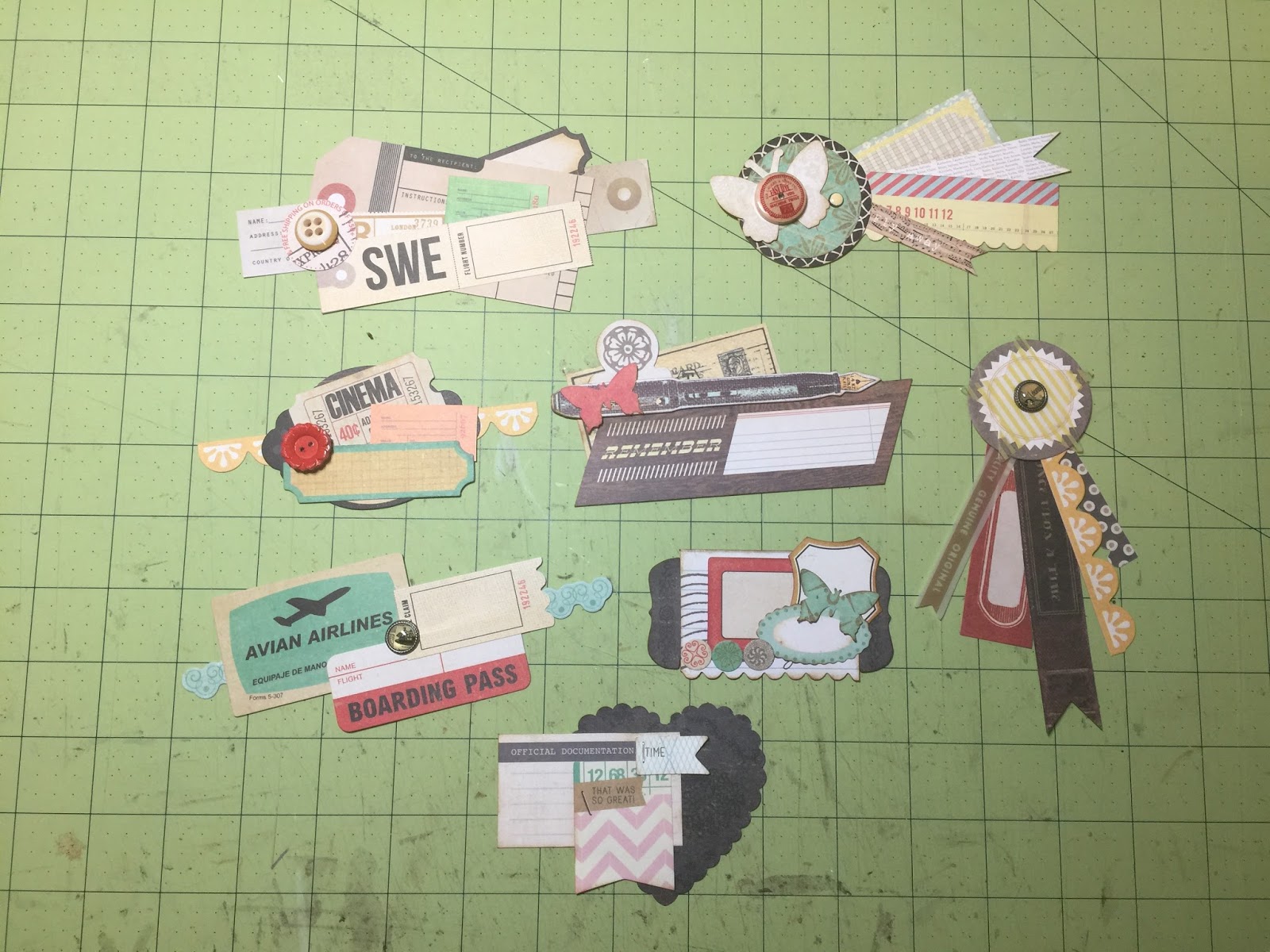 A Creative Operation: "Memories" File Folder Album, Part 3