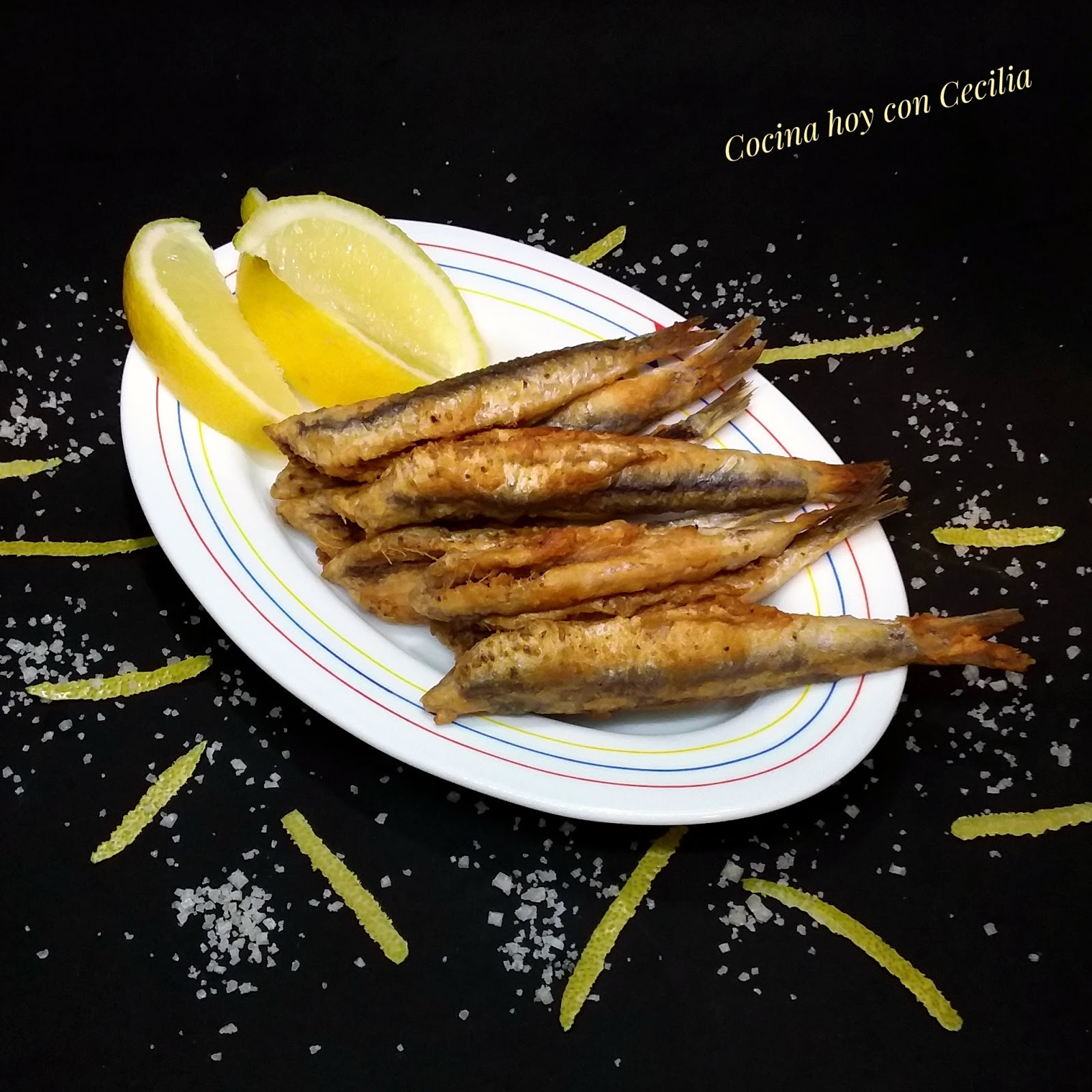 Recetas fáciles "Cocina hoy con Cecilia": Boquerones fritos