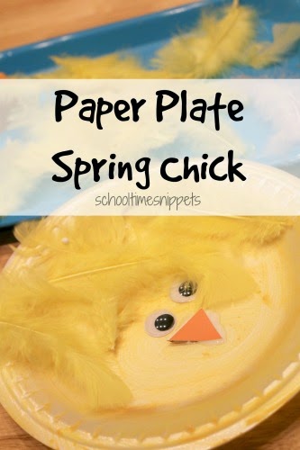Adorable Paper Plate Spring Chick Craft for Kids | School Time Snippets