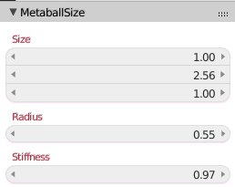 Small Blender Things: Blender addon: scale attributes of metaball elements