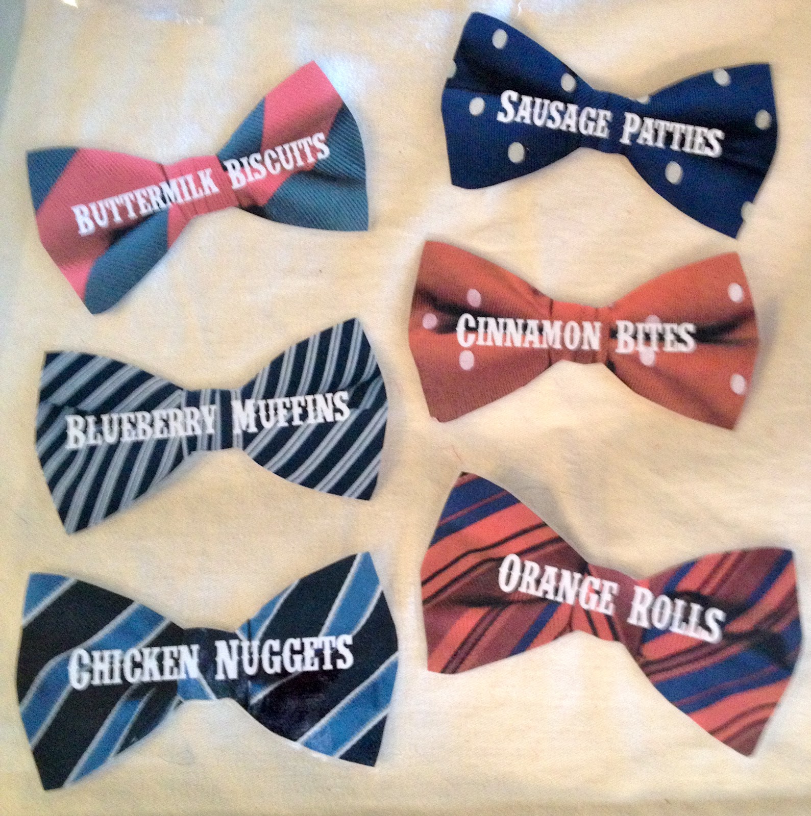 The Grove Gal: Bow Tie Labels (Freebies!)