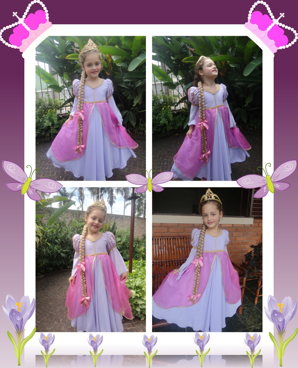 LetíciaAguiar: "Pequena Sereia Ariel", "Princesa Rapunzel", "Fada"