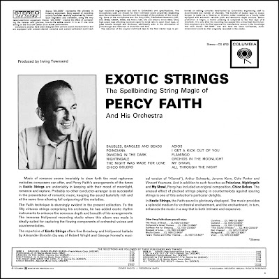 The Vinyl Cloak: The Percy Faith Strings Exotic Strings [1962]