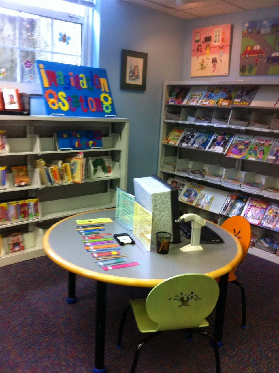 Library Village: Imagination Station! Let's Play "Library"!