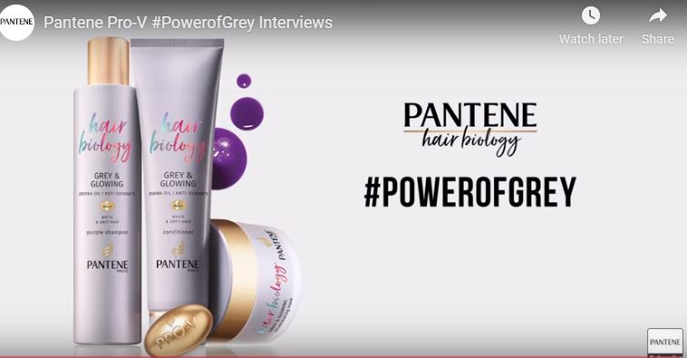 Pantene "Power of Grey" Campaign: Every Color Is Shining