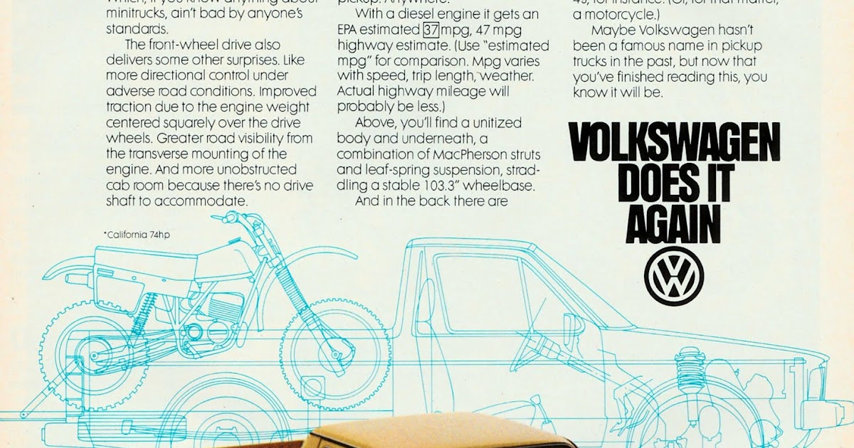 Progress is fine, but it's gone on for too long.: VW Rabbit pickup