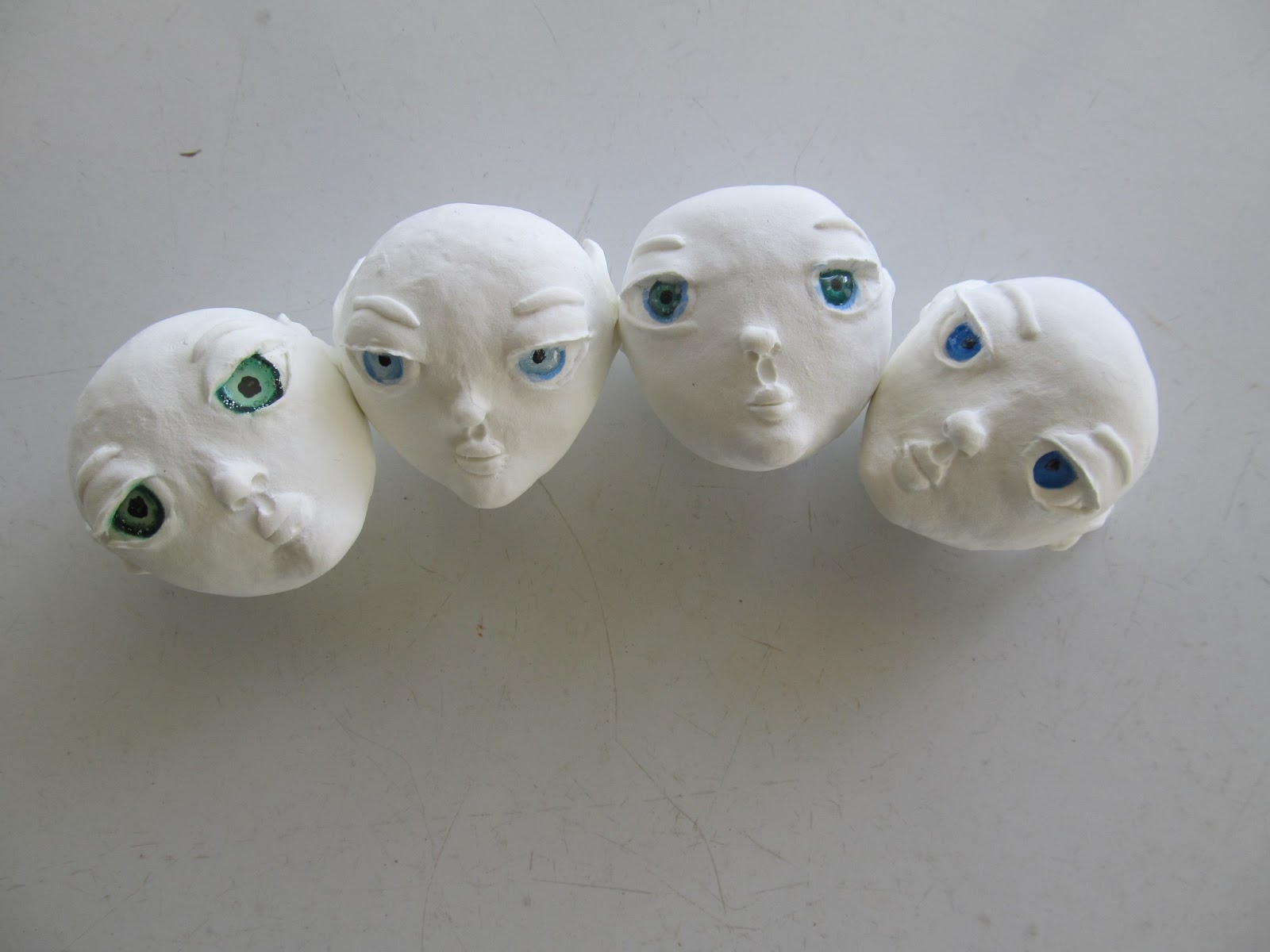 KAERIE FAERIE: PAPER CLAY HEADS