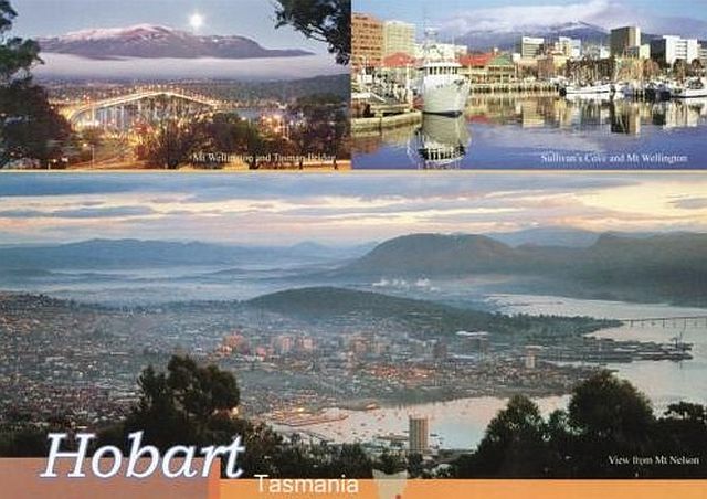 Travels with postcards around the world: HOBART