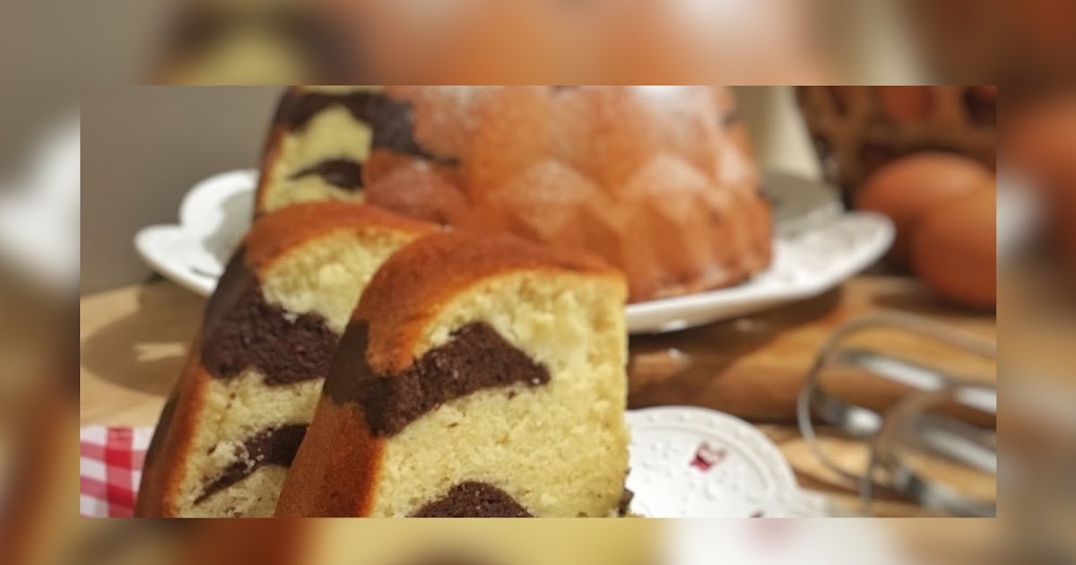 Resep dan Cara Membuat Kue Marmer Tulban Cake - HIU BARBAR