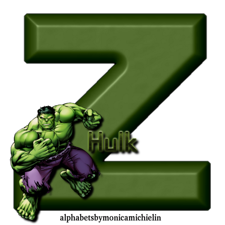 Free Alphabets: HULK ALPHABET, ALFABETO DO HULK, #hulk (NEW)