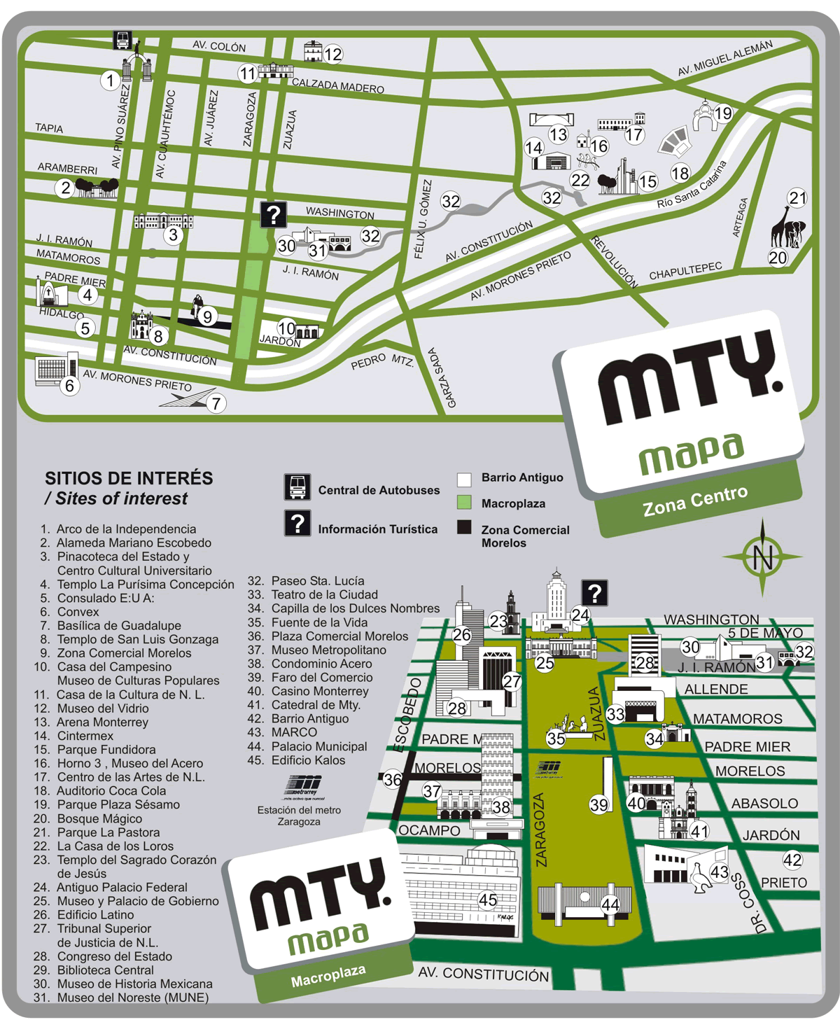 Nuevo León: MAPAS DE NUEVO LEON