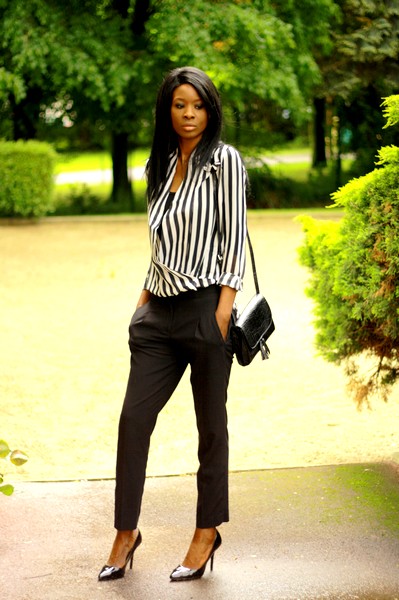 Black and white stripes - La working girl tendance - Styles by Assitan ...