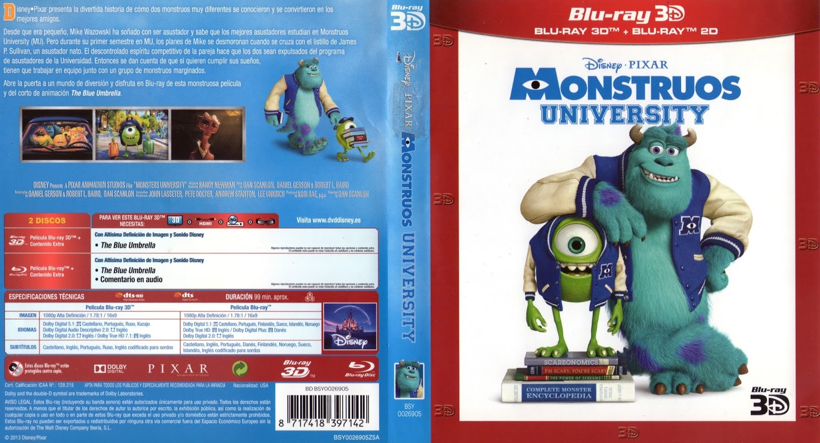 TÓMBOLA DISNEY: Monstruos University