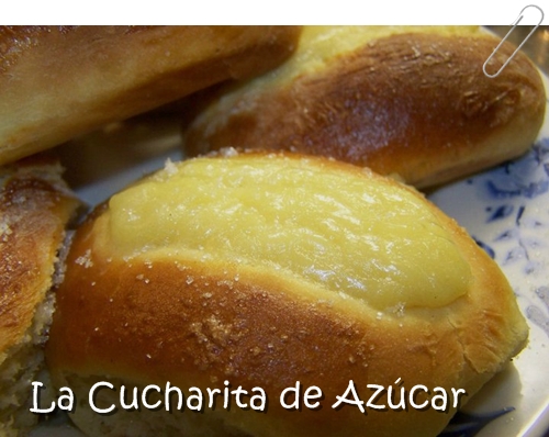 La cucharita de azúcar: Panes dulces rellenos con crema