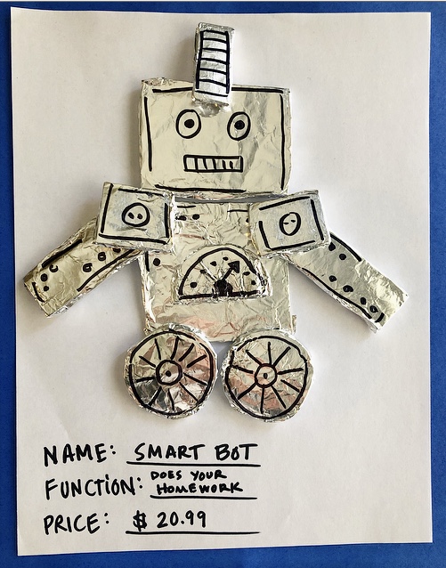 Art with Mr. Giannetto: 2nd Grade Robots