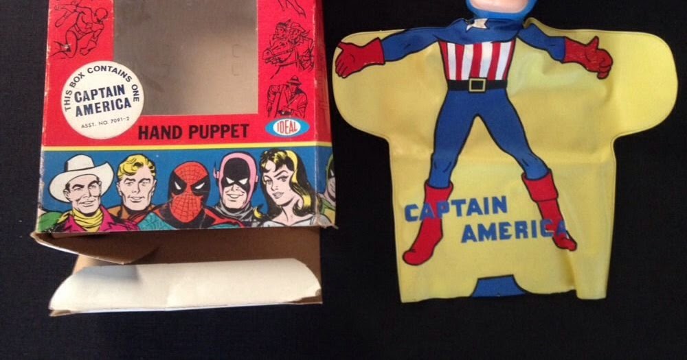 Pop '66!: Toys and Games: Captain America puppet, puzzle